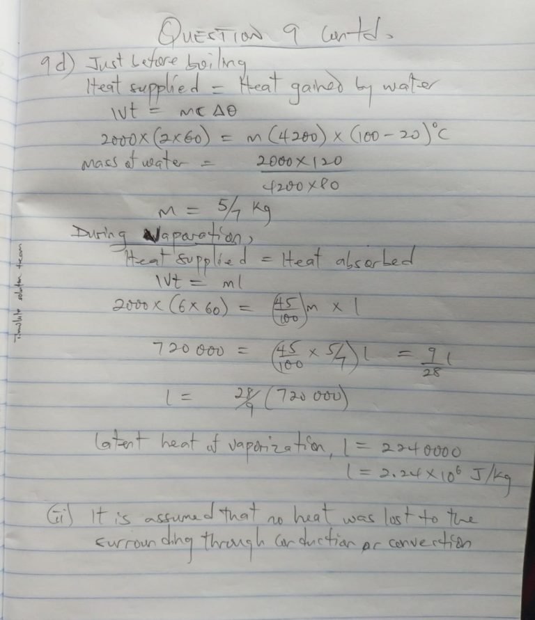 2024 WAEC Physics (OBJ/ESSAY) Answers
